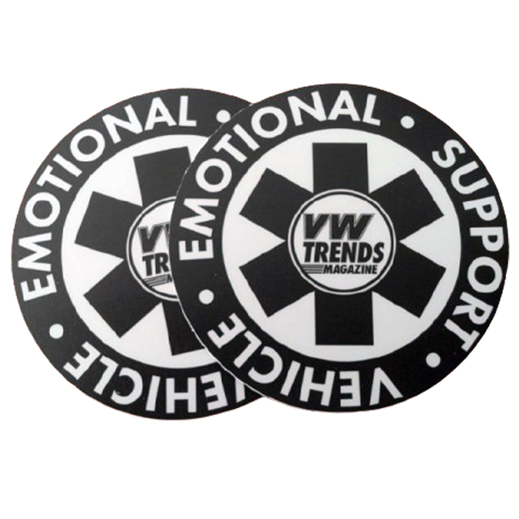 VW Trends Emotional Support Vehicle Stickers – VW Trends Magazine